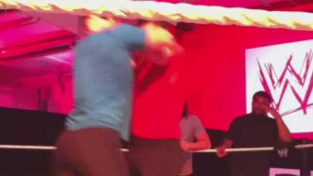 Photos: WWE trains at new Orlando facility