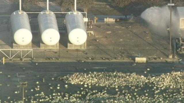 Photos: Aftermath of Blue Rhino gas explosion