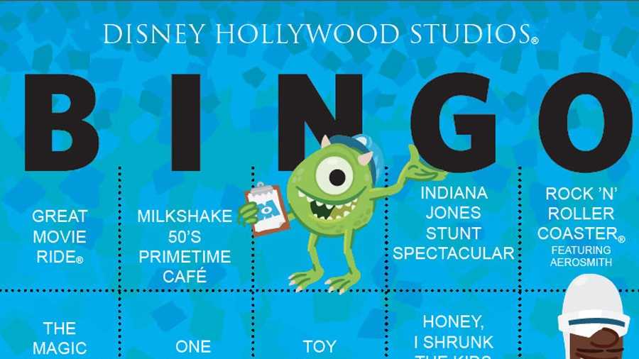 Play 'Hollywood Studios Bingo' next time you're at Disney