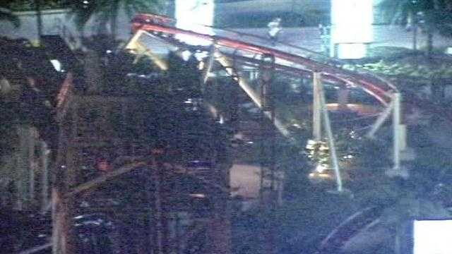 Photos: Rip Ride Rockit stuck at Universal