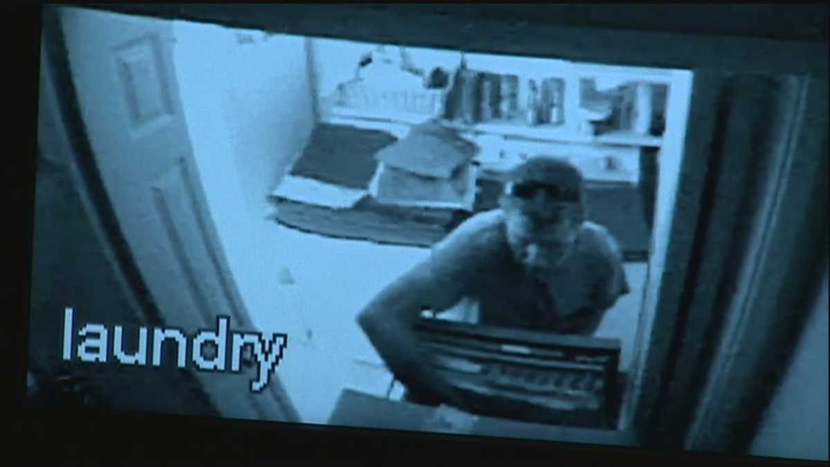 Surveillance video shows handyman stealing from home