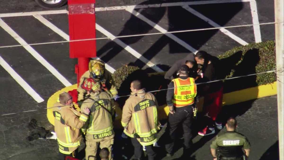 Photos: Vehicle crashes into Popeyes in Orlando