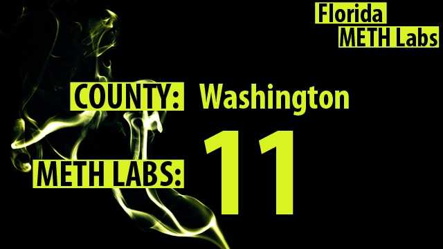 List: Florida counties with most meth labs