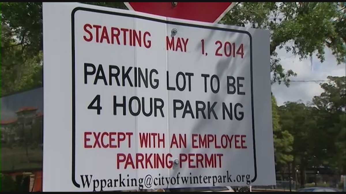 Parking limits concern Winter Park SunRail riders