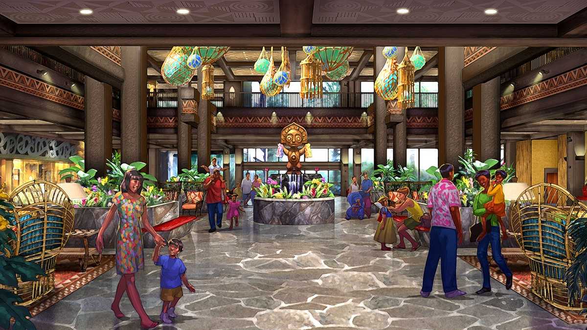 The new and improved Polynesian Village Resort
