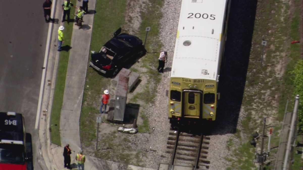 SunRail train collides with car in Maitland