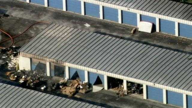 Fire damages 14 units at self-storage complex