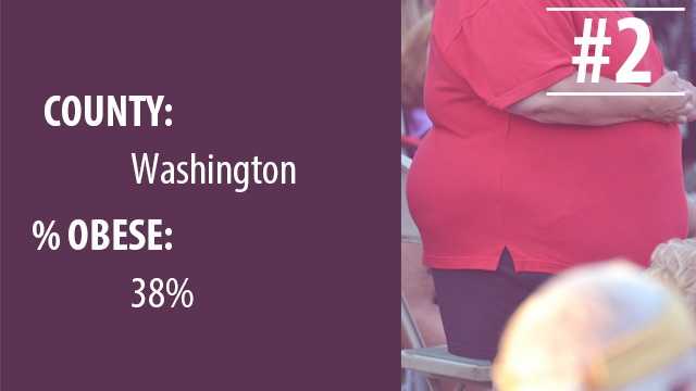 Which counties in Florida have the highest rate of obesity?