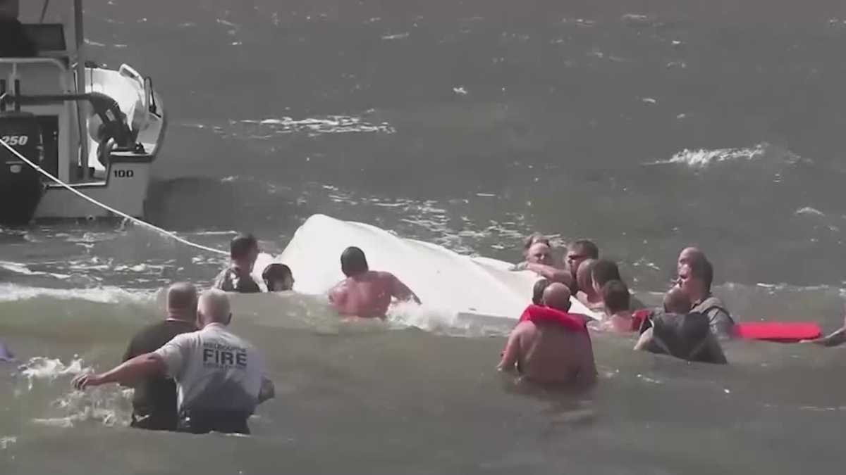 Woman, child killed in Melbourne boat accident