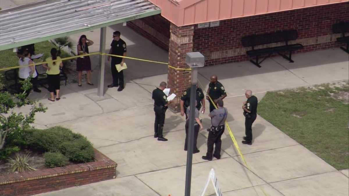 Photos: Teacher airlifted from elementary school after crash