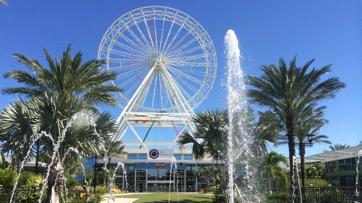 Get an aerial view of the Orlando Eye at I-Drive 360