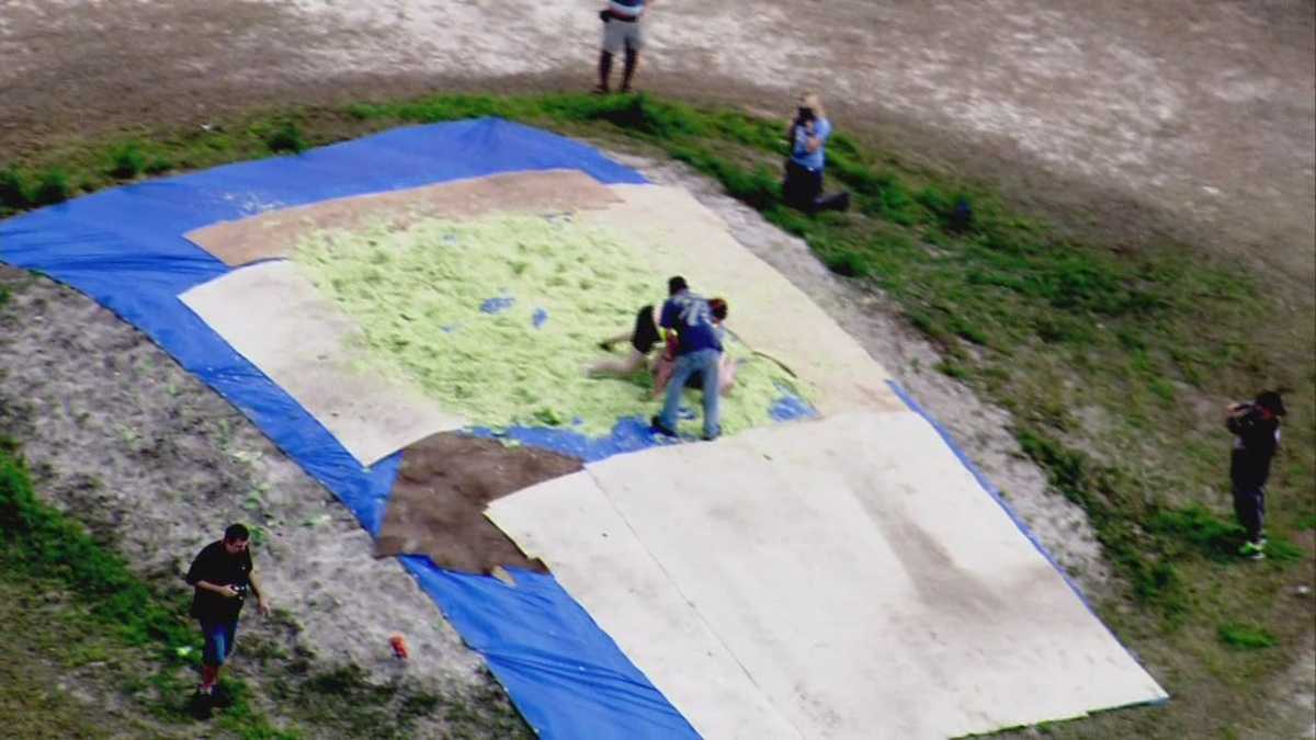 Images: Women wrestle in coleslaw at Bike Week event
