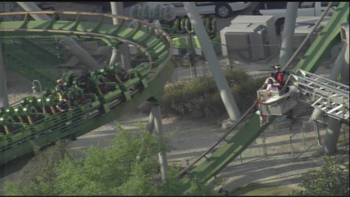 Officials: People rescued from Universal roller coaster