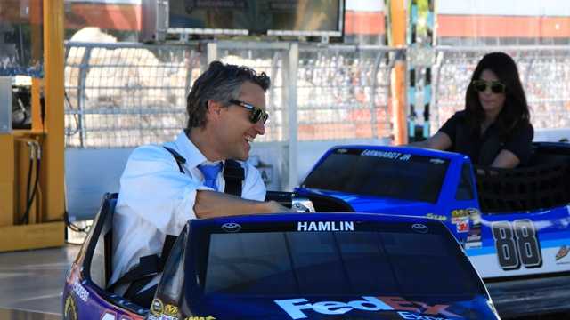 Photos: WESH 2 anchors race in NASCAR bumper cars