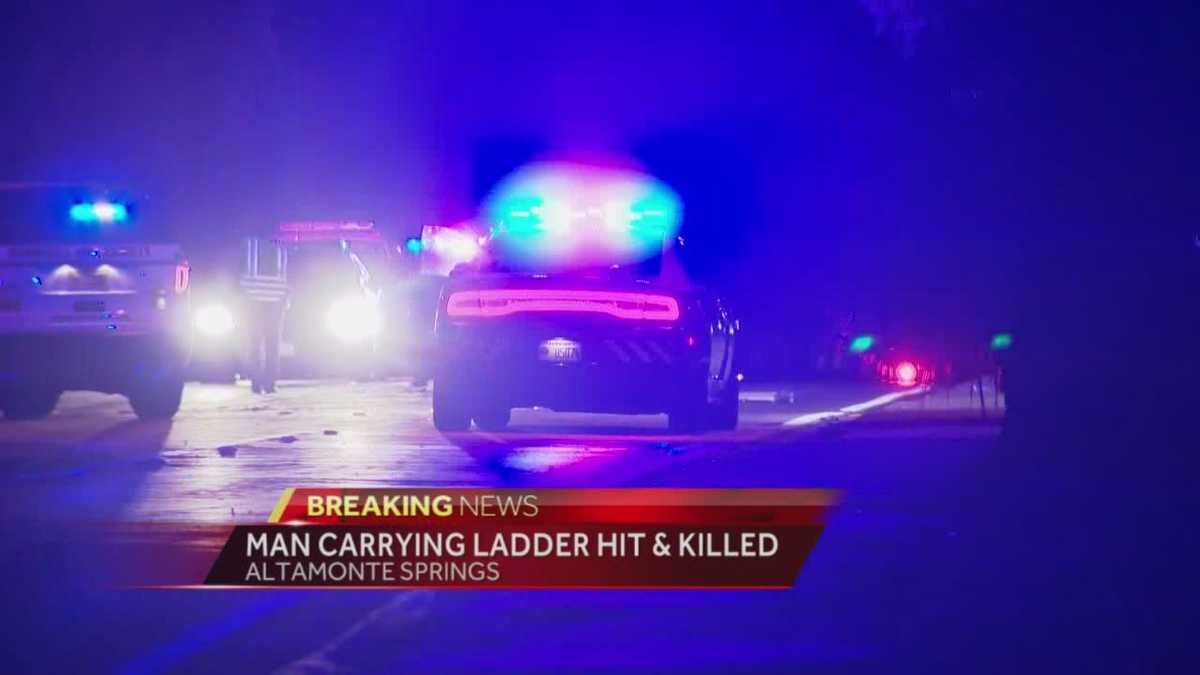 Man carrying ladder hit and killed in Altamonte Springs