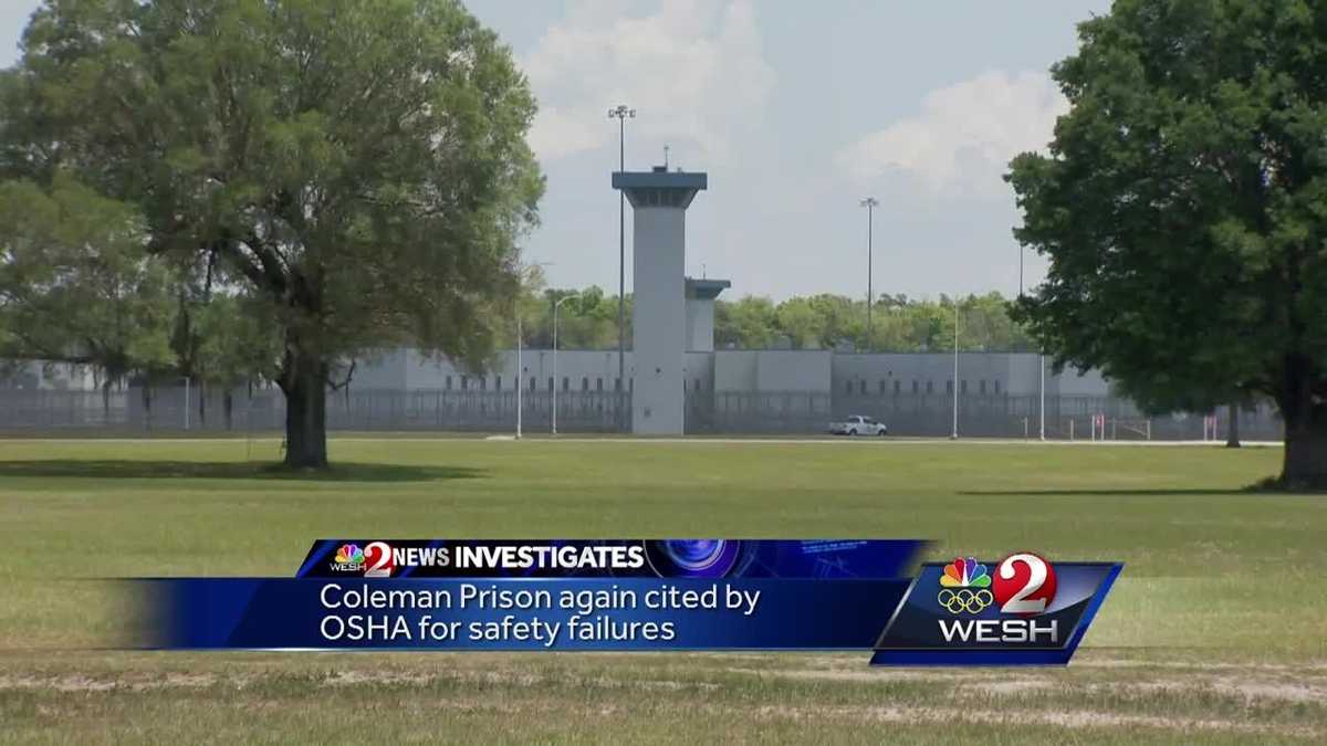 Coleman Prison cited, again, for ‘unsafe’ working conditions