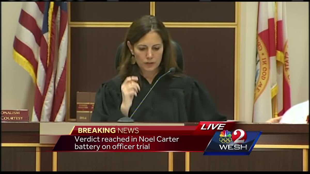 Verdict reached in Noel Carter battery on officer trial