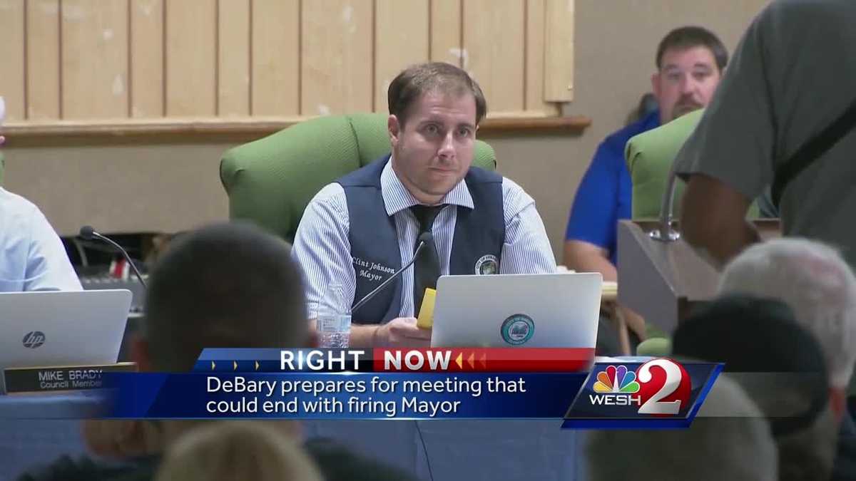 DeBary City Council unanimously votes to remove mayor from office