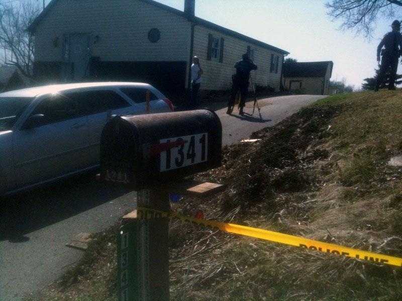 See Damaged State Police Vehicle, Standoff Scene, Suspect