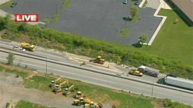 I-83 crash scene