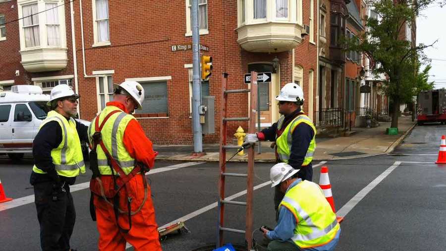 Most power restored in York after underground fire
