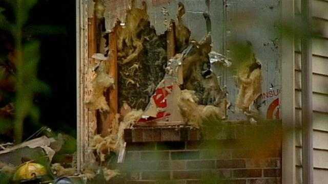 Police: Oxygen tank explodes, sparks fire