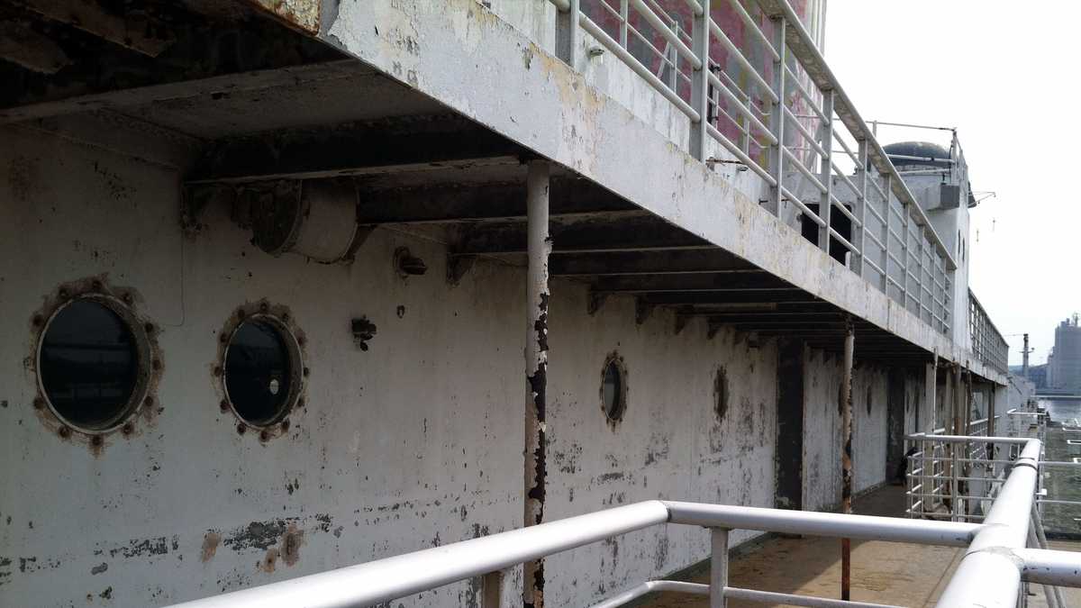 News 8's Jere Gish gets a look inside SS United States