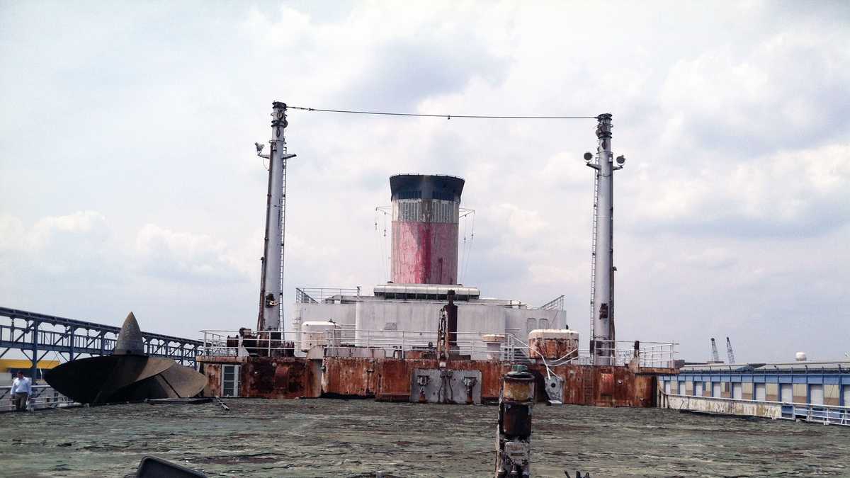 News 8's Jere Gish gets a look inside SS United States