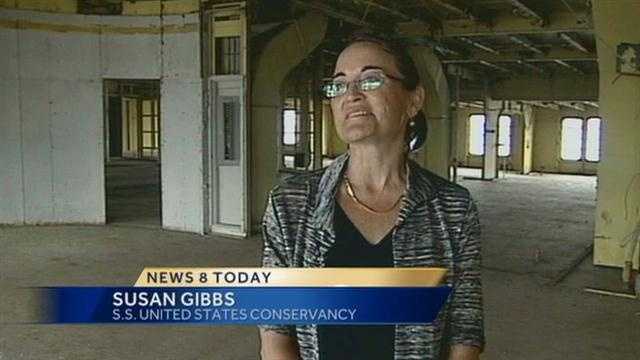 News 8's Jere Gish gets a look inside SS United States