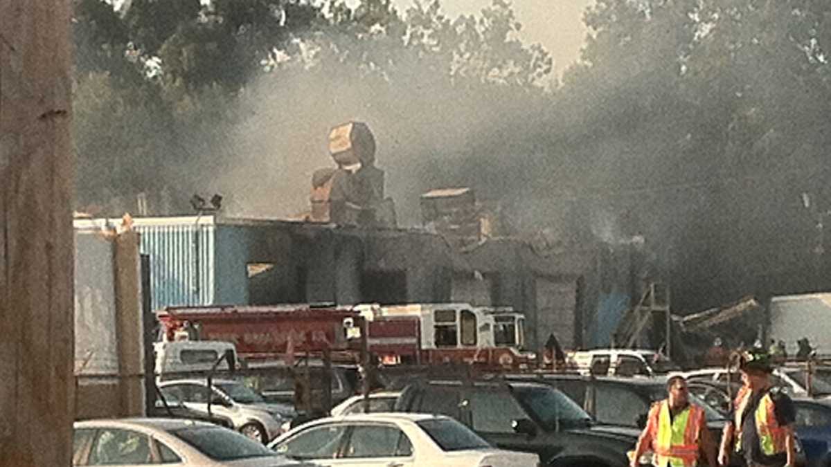 News 8 photos from fire in Morgantown