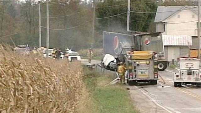 See Route 194 crash scene