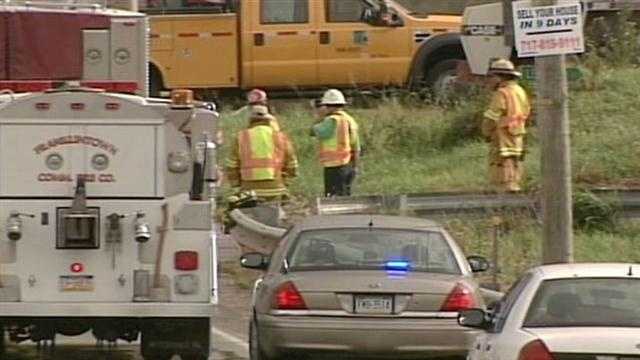See Route 194 crash scene