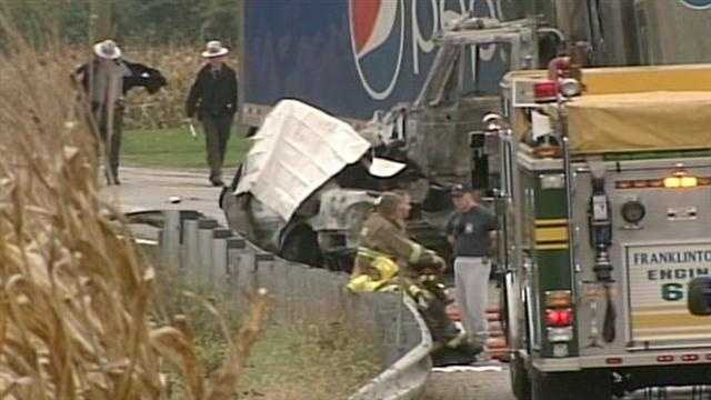 See Route 194 crash scene