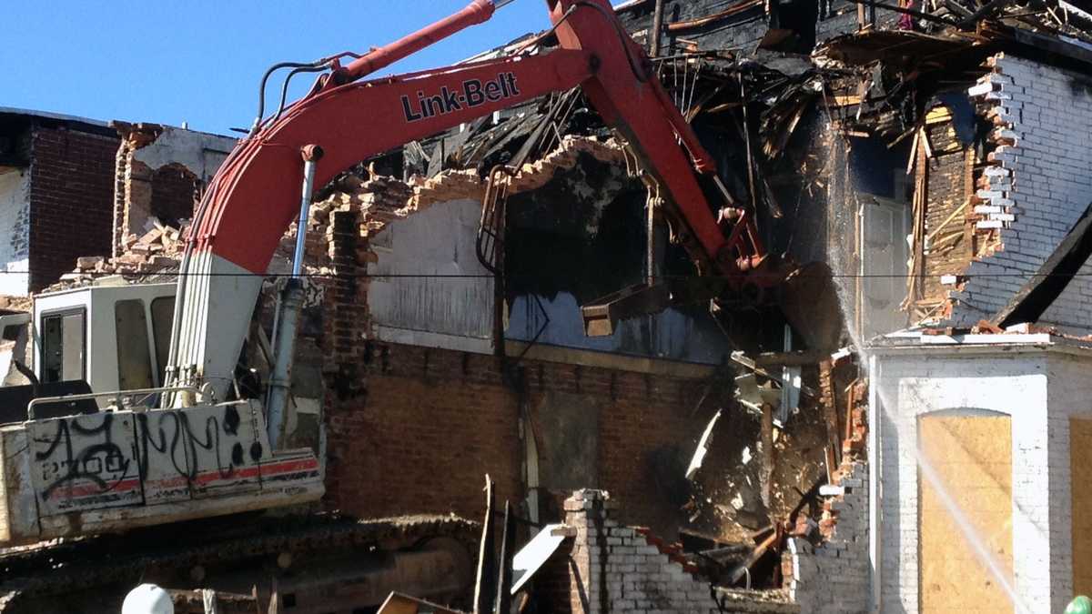See York demolition scene