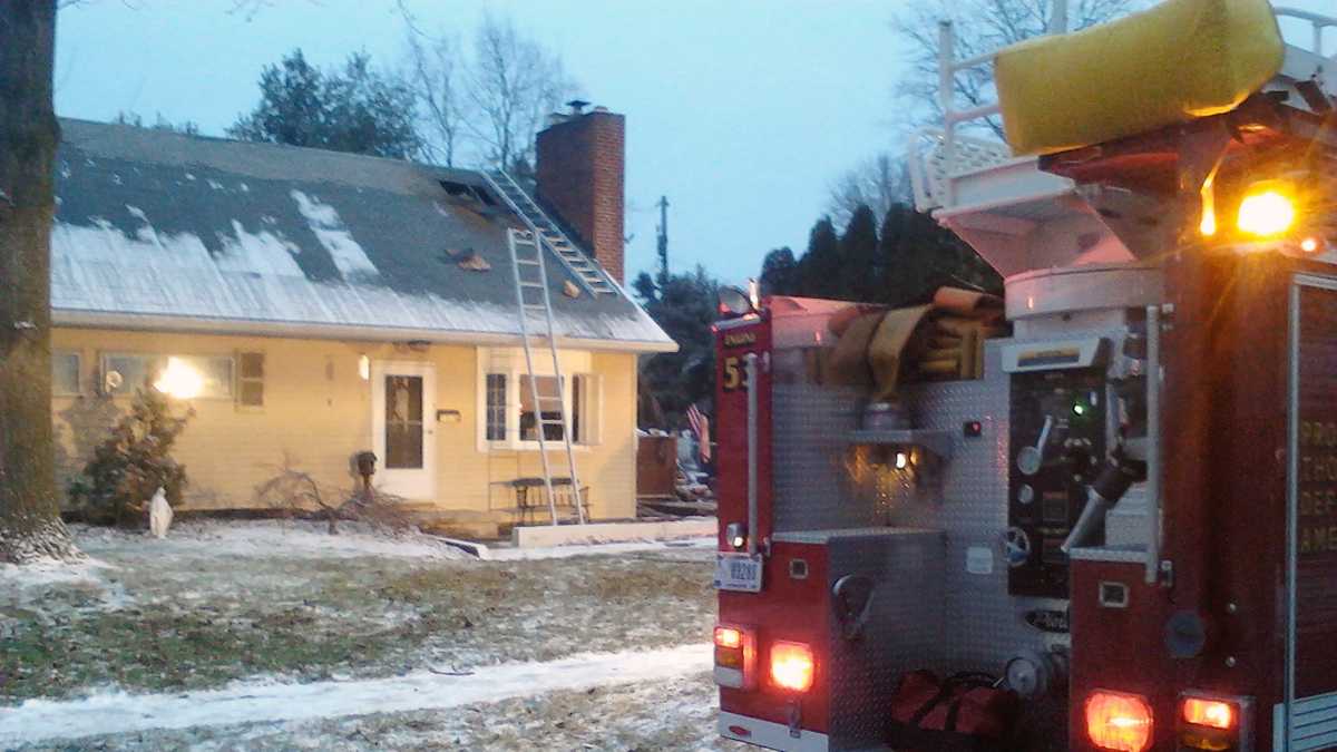 Lower Allen Township fire scene