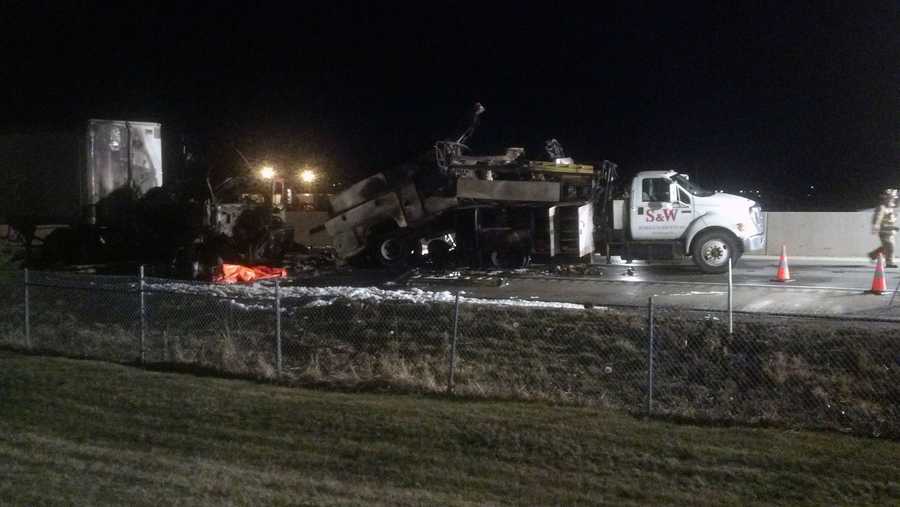 Photos: I-83 crash scene