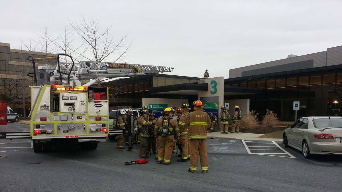 Crews respond to report of fire in Hershey