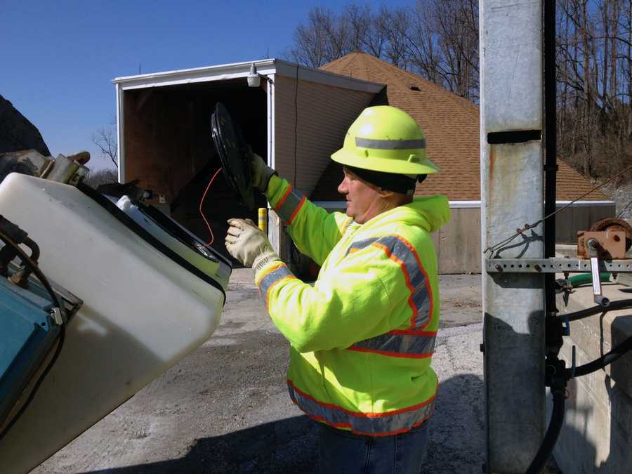 PennDOT crews prepare equipment
