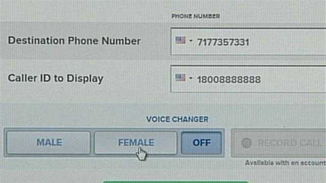 What is 'phone spoofing?'