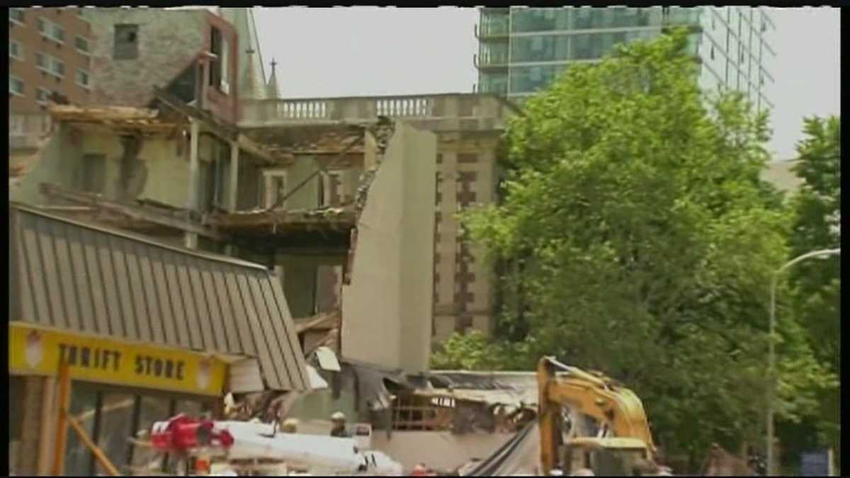 Watch WGAL's report from building collapse scene