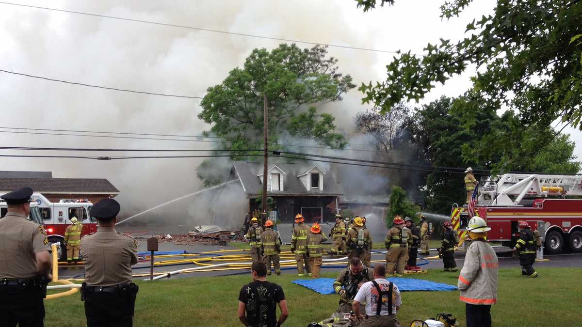 Explosion likely sparked blaze, fire chief says