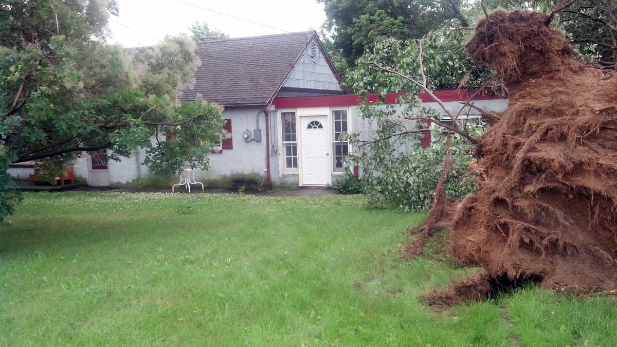 Microburst causes damage Monday in Lancaster County