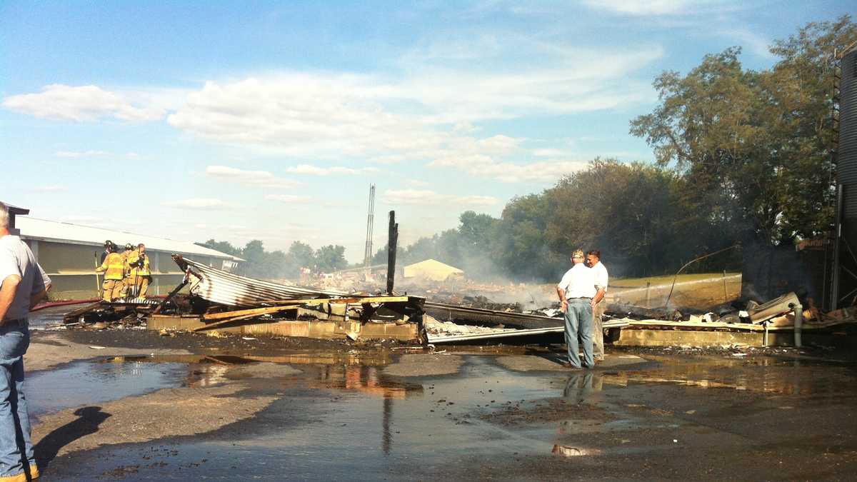 Chicken barn fire