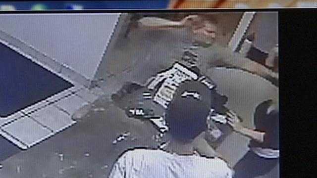 Frame-by-frame: Attack caught on camera