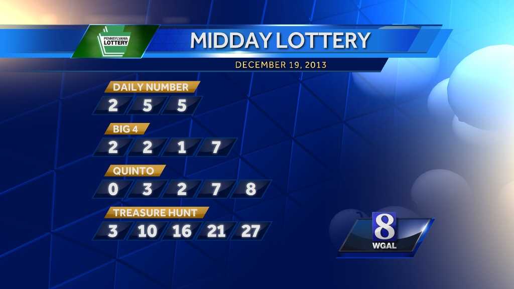 Lottery numbers