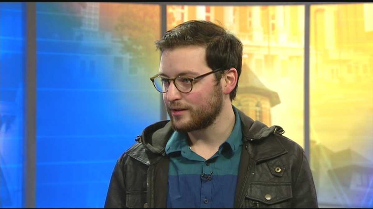 James Wolpert stops at News 8 studio