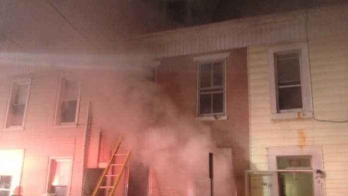 Dramatic rescue during York fire