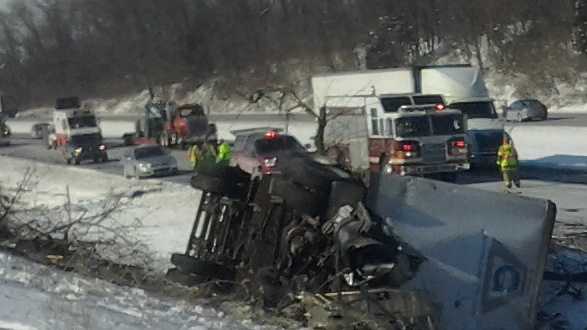 Photos: Route 222 crash scene