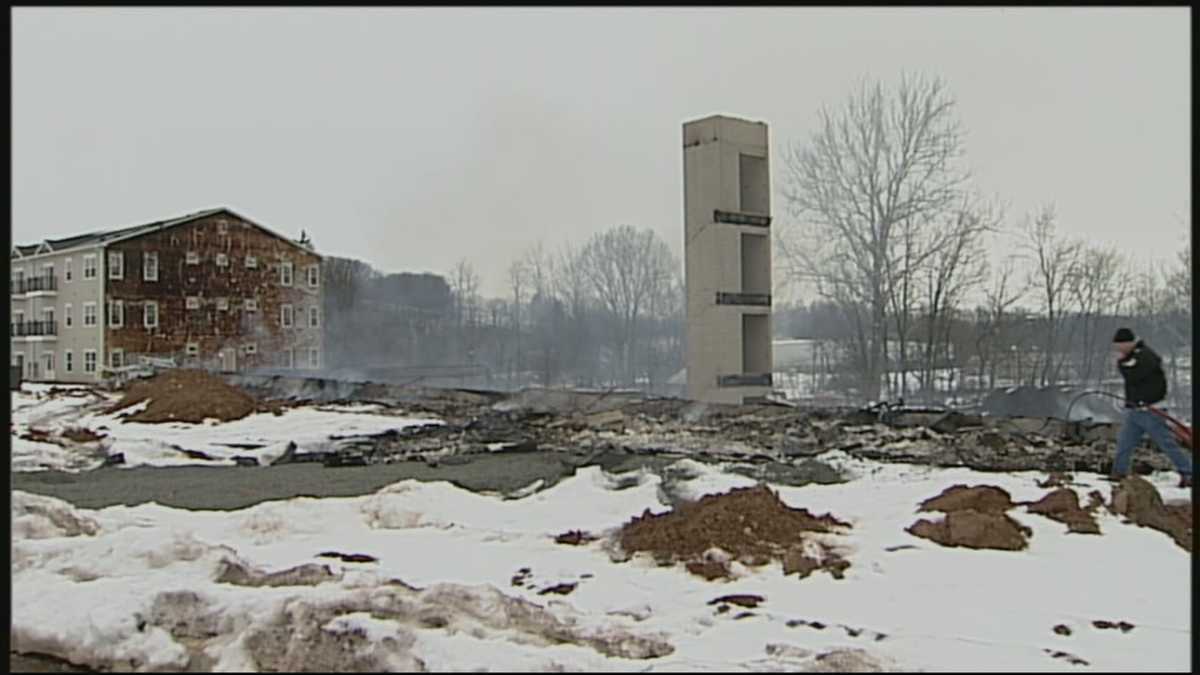 Photos: Fire burns building to ground