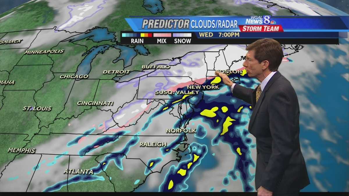 Storm, cold front could make for messy Wednesday